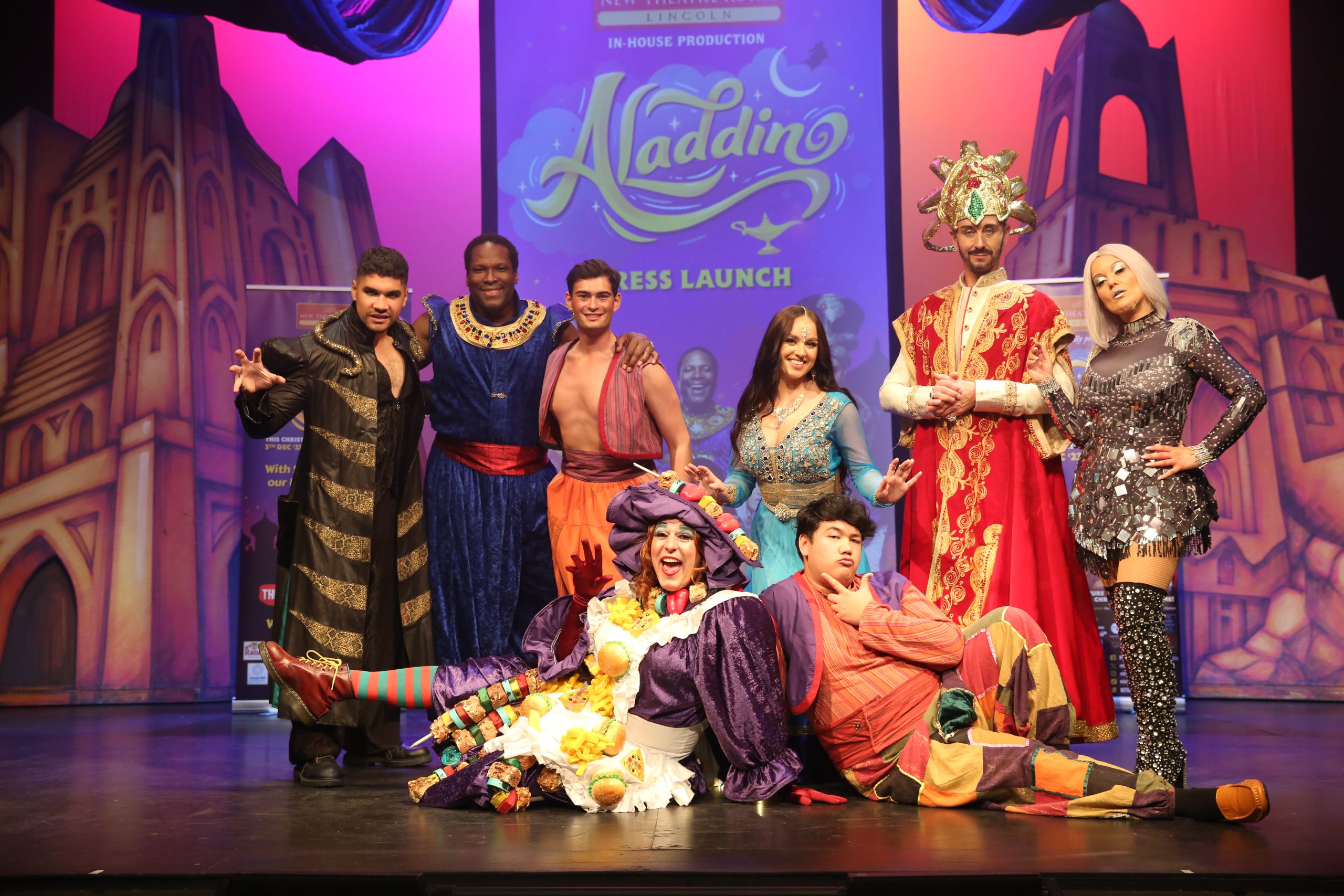 Aladdin Cast – Posed – Photo Credit Caroline Keyworth – Lincs Kids