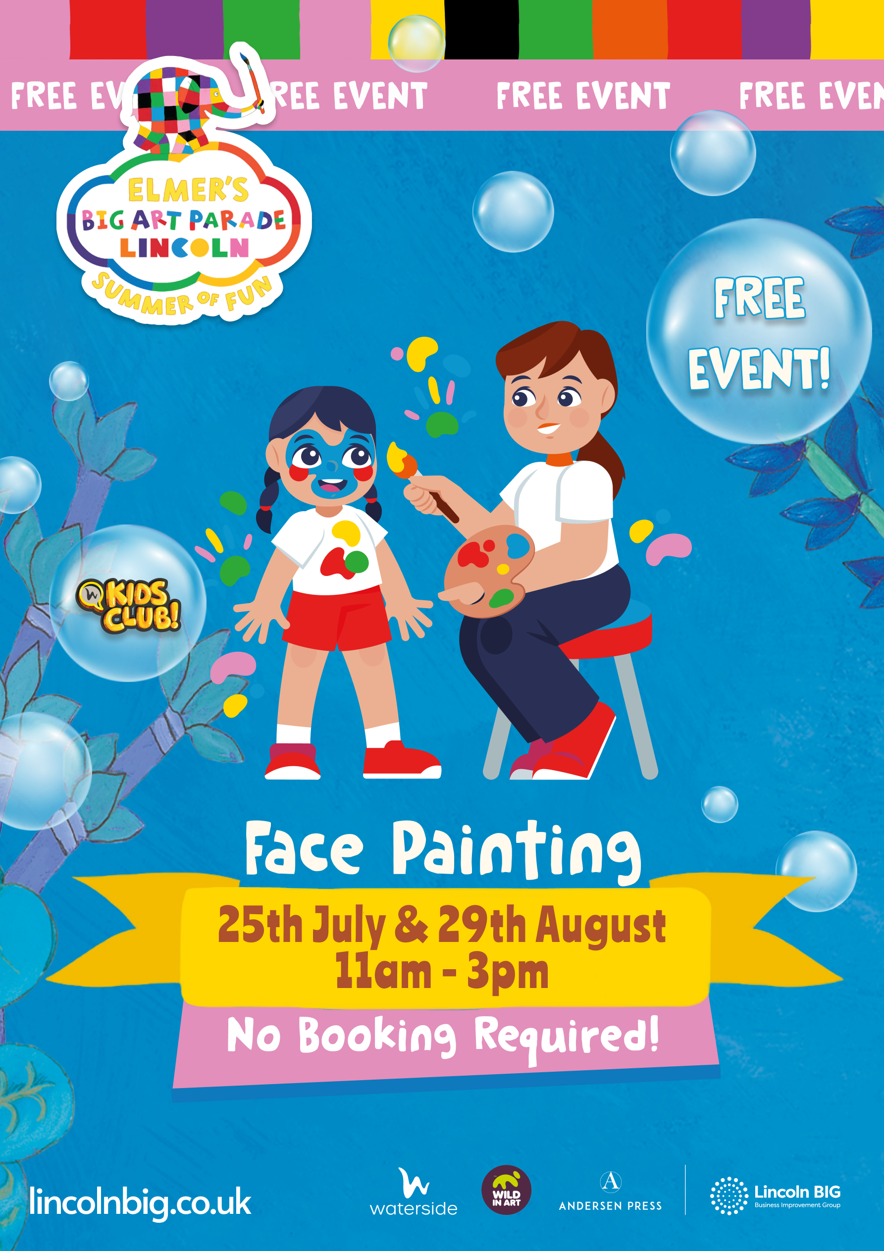 Face Painting Poster – Lincs Kids